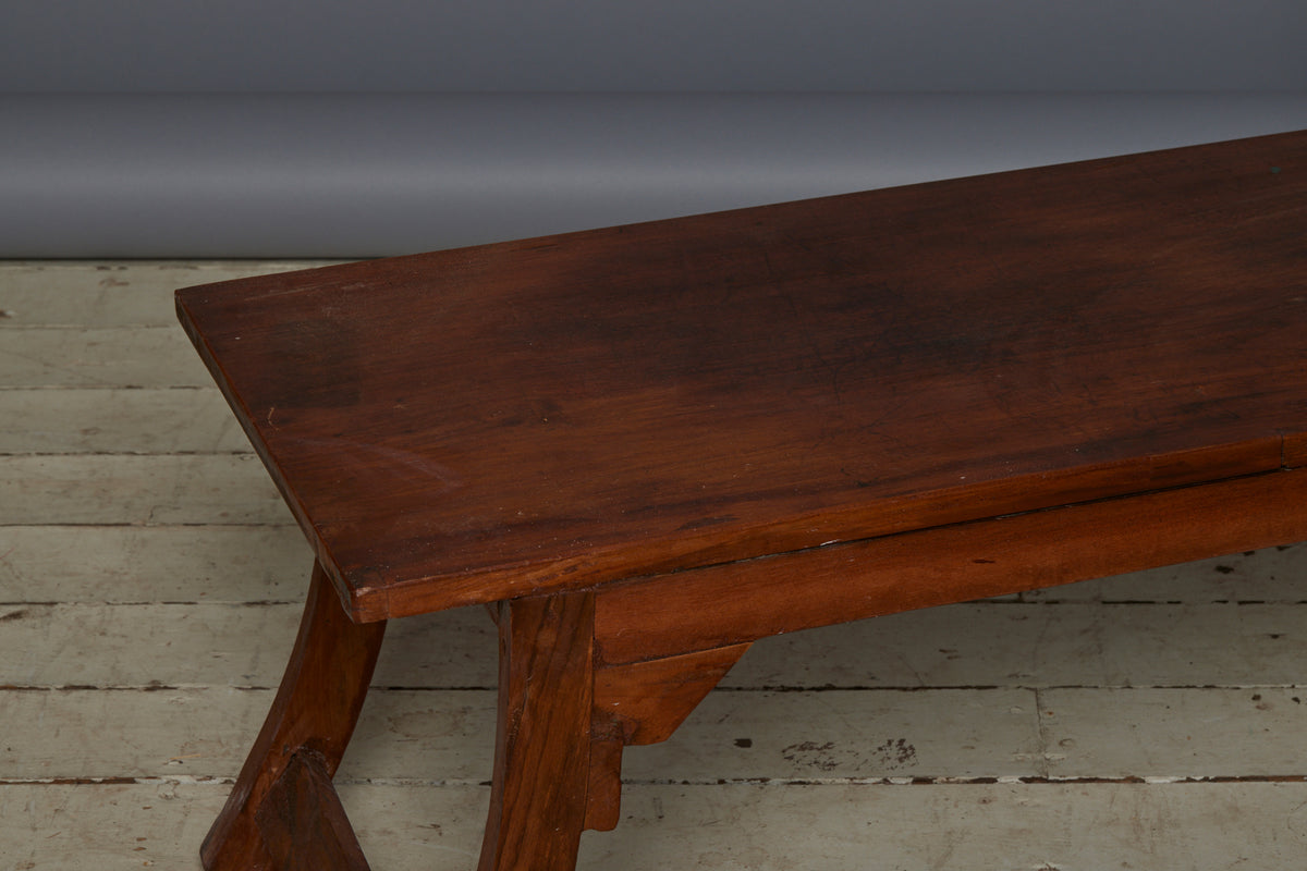 Teak Saber Legged Coffee Table with Nice Original Finish – Michael Trapp