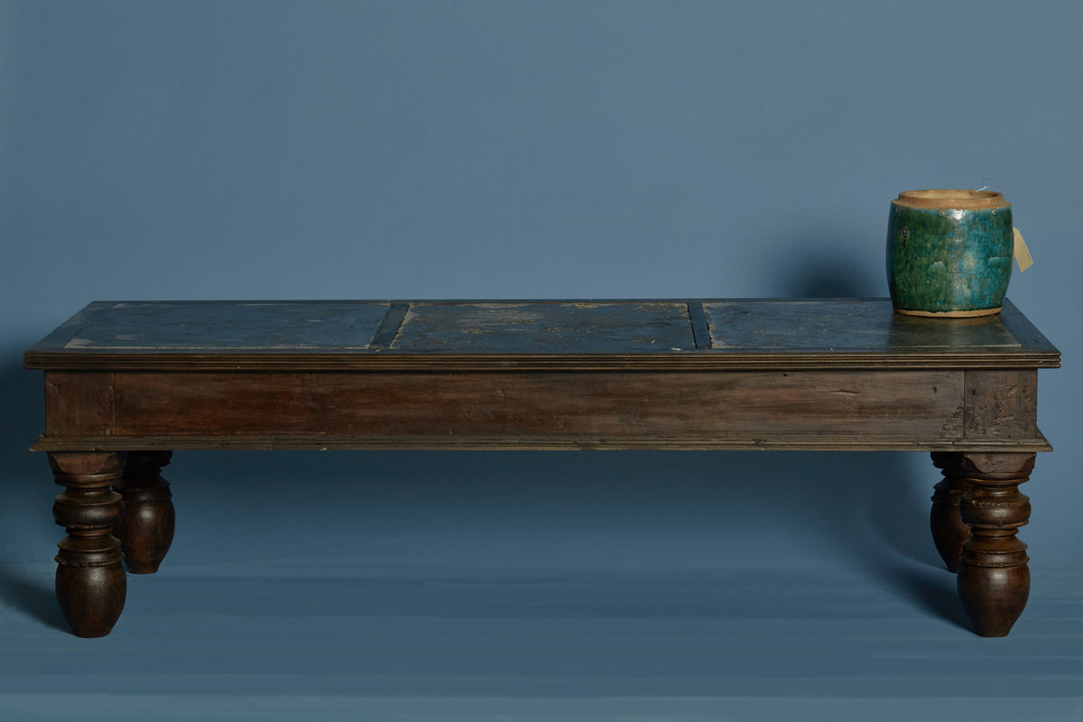 Dutch Colonial Teak Coffee Table with 17th Century Java 3 Piece Stone – Michael Trapp