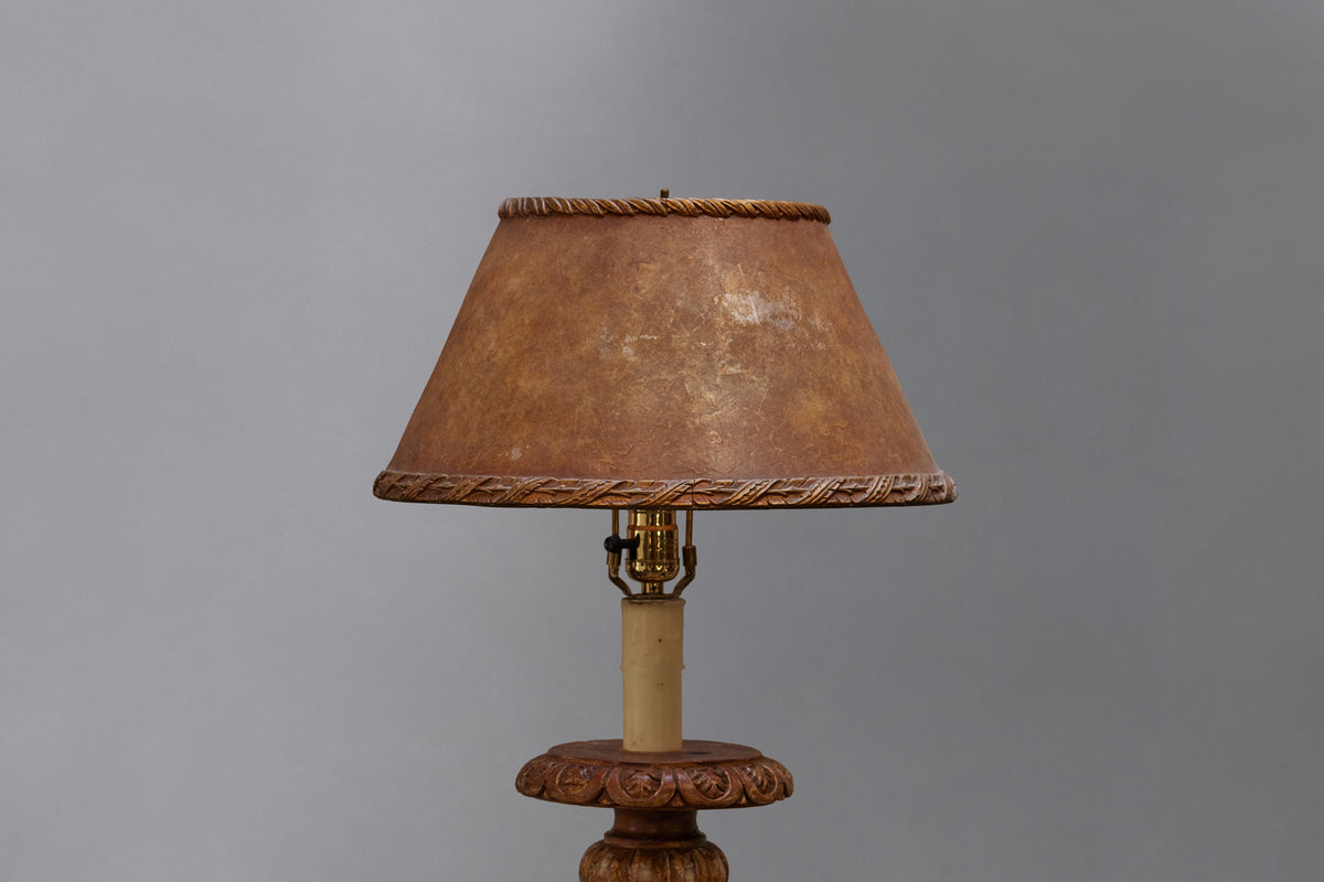 Deco Mica Lampshade with Gilt Gesso Border – Michael Trapp