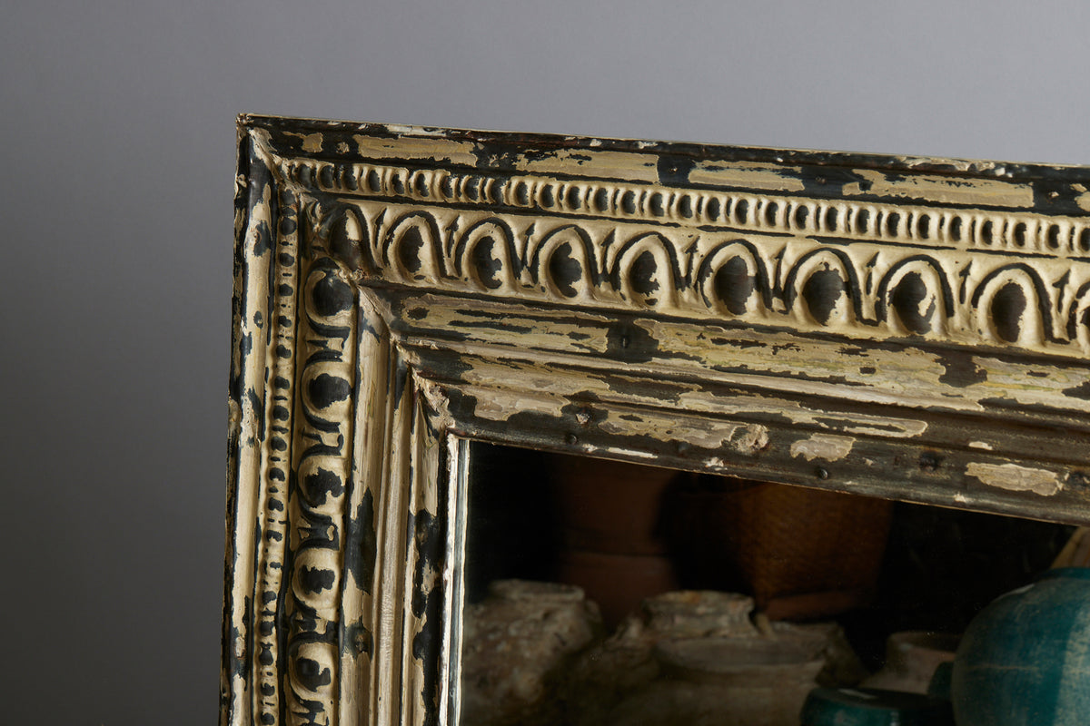 1920's Art Deco Tin Ceiling Framed Mirror from Java – Michael Trapp