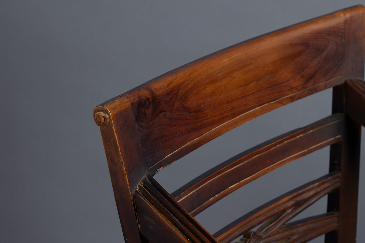 Pair of Carved Raffles Chairs from Jakarta – Michael Trapp