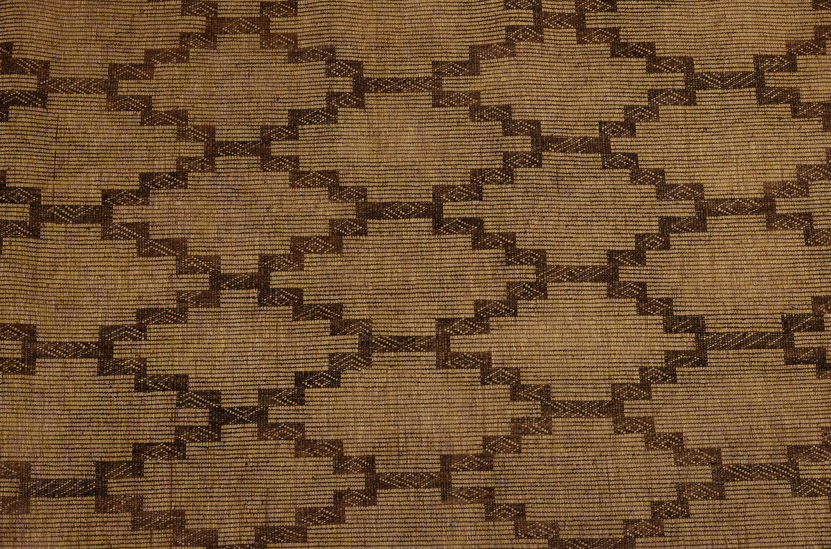 Early Medium Tuareg Carpet with Interlocking Step Diamonds with a Deco ...