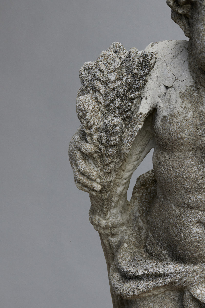 French Cast Stone Garden Figure of Autumn – Michael Trapp